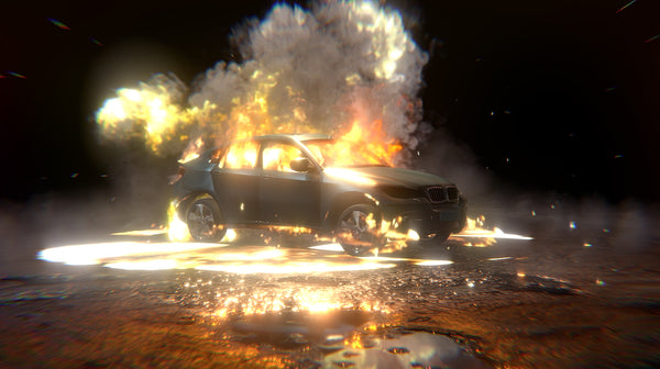 Car Fire & Explosion VFX – Realtime VFX Store