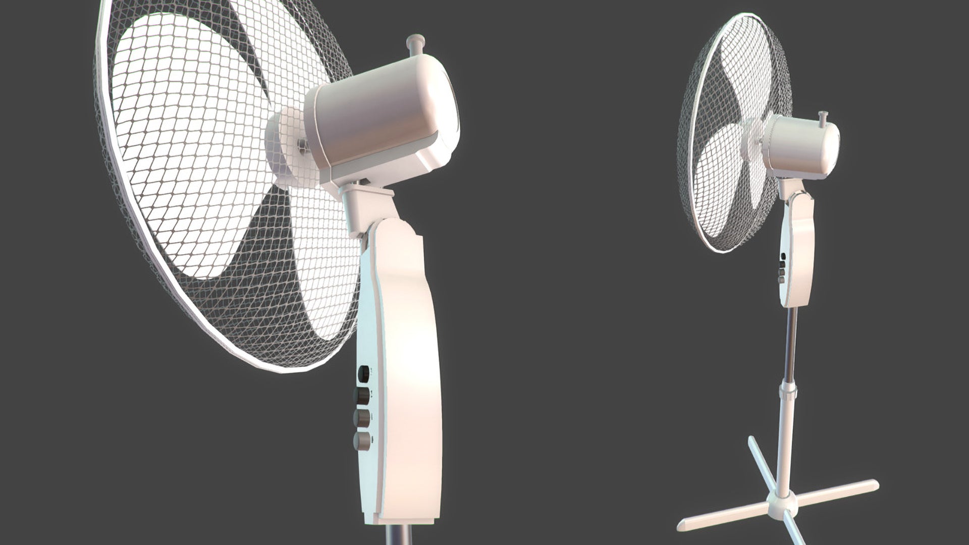 Oscillating Pedestal Fan – Realtime VFX Store
